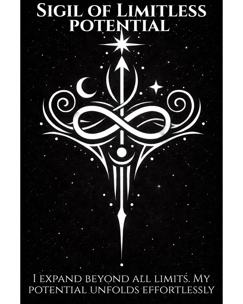 Sigil of Limitless Potential • Sigil Artwork • Spiritual Symbol ...