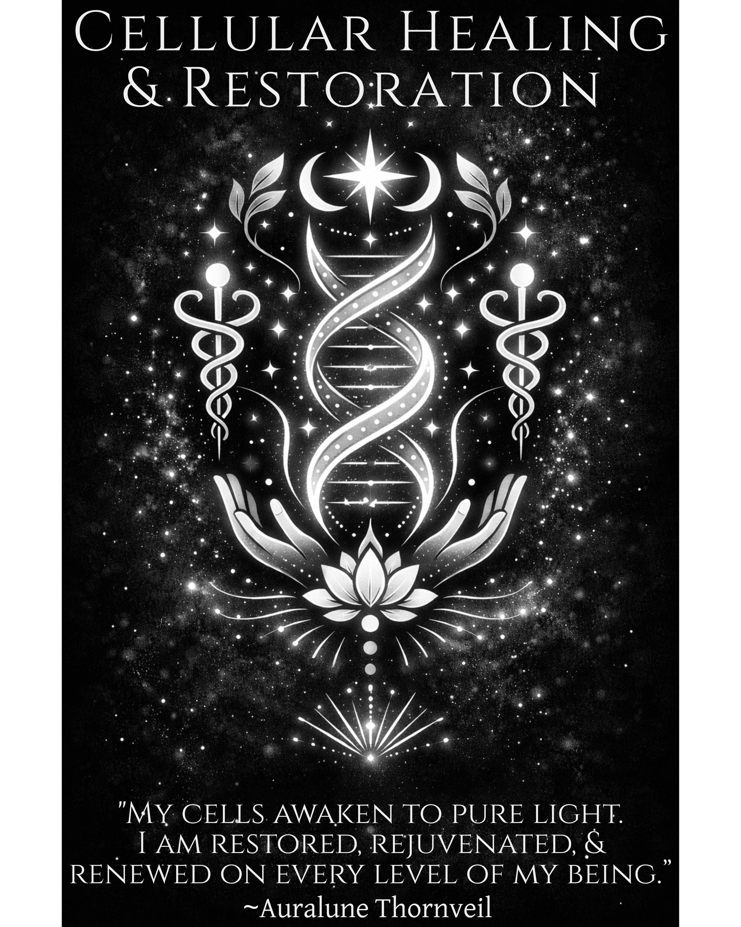 Cellular Healing Sigil | Restore & Rebalance Your Energy | Life Force ...