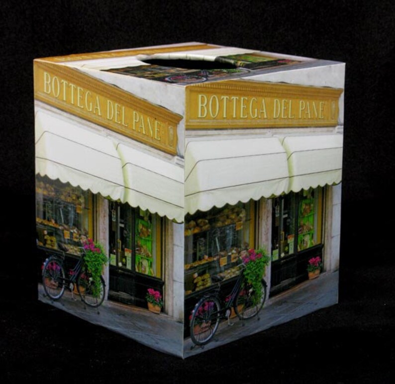 Tissue Box Cover Bassano Bakery - Etsy