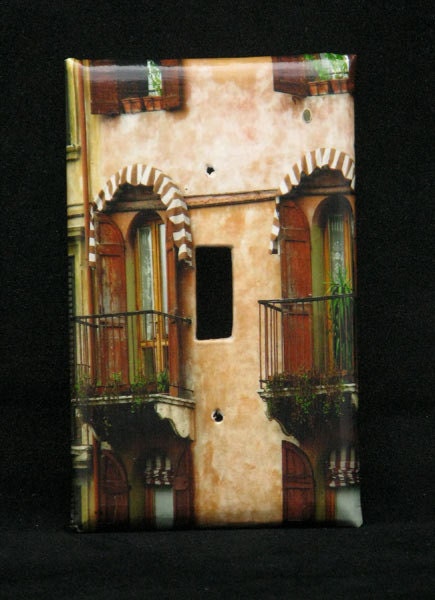 Single Switchplate Cover Brown Home in Verona | Etsy