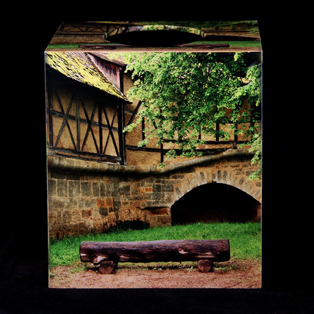 Tissue Box Cover Log Bench in Rothenburg - Etsy