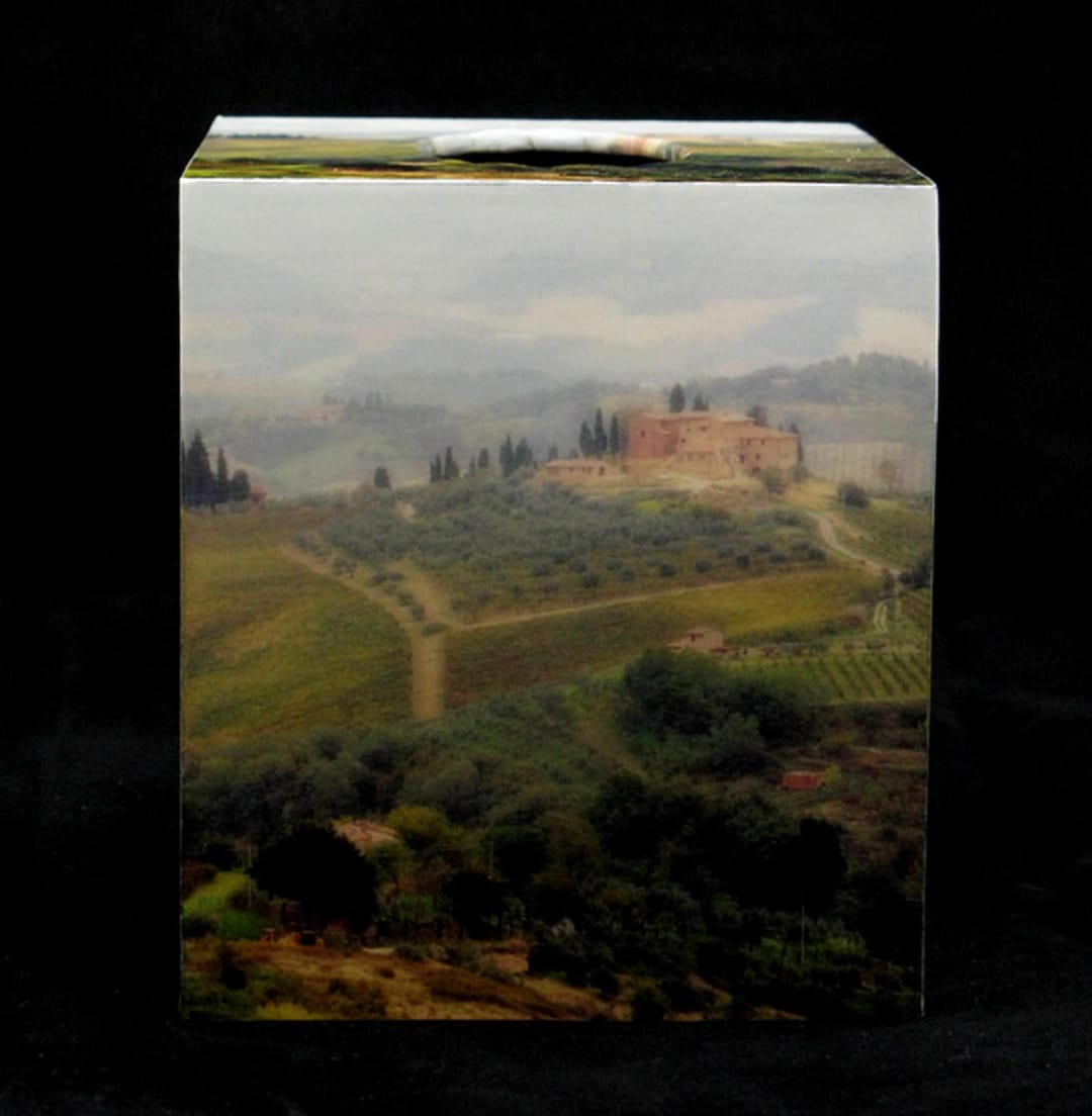 Tissue Box Cover Villa on a Hill in Tuscany - Etsy