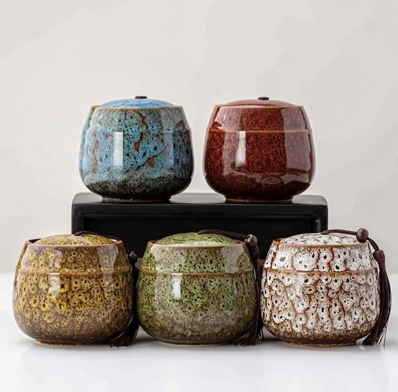Handmade Ceramic Lidded Jars & Canisters | Elegant Storage for Tea ...