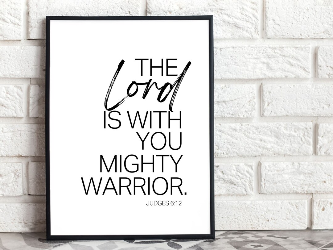 Mighty Warrior Scripture Prints, Verse Printable, Psalm 46:10 ...