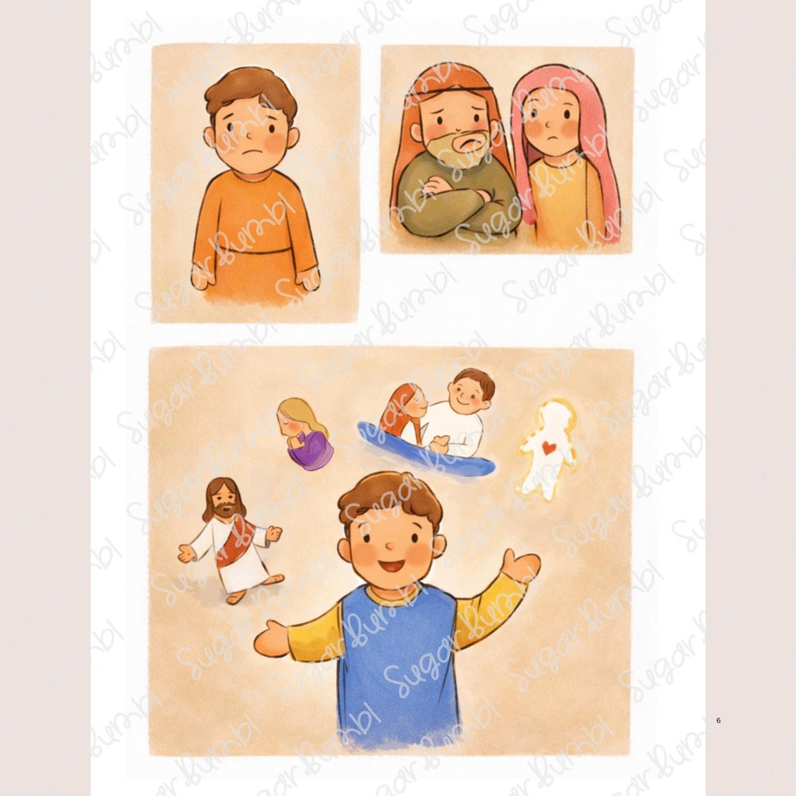 Enoch Story Visuals for Kids | Bible Primary Come Follow Me Printables ...