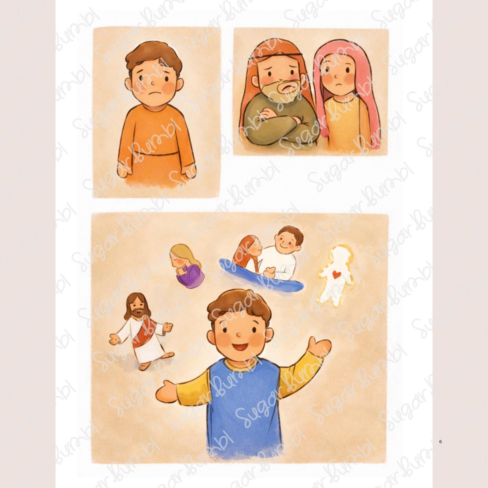 Enoch Story Visuals for Kids | Bible Primary Come Follow Me Printables ...