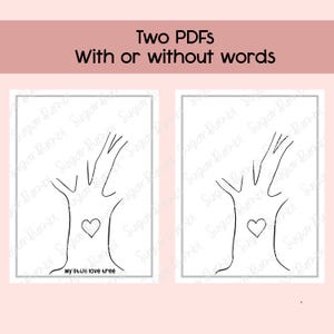 Valentine Tree Fingerprint Craft | Valentine’s Day Art for Kids ...
