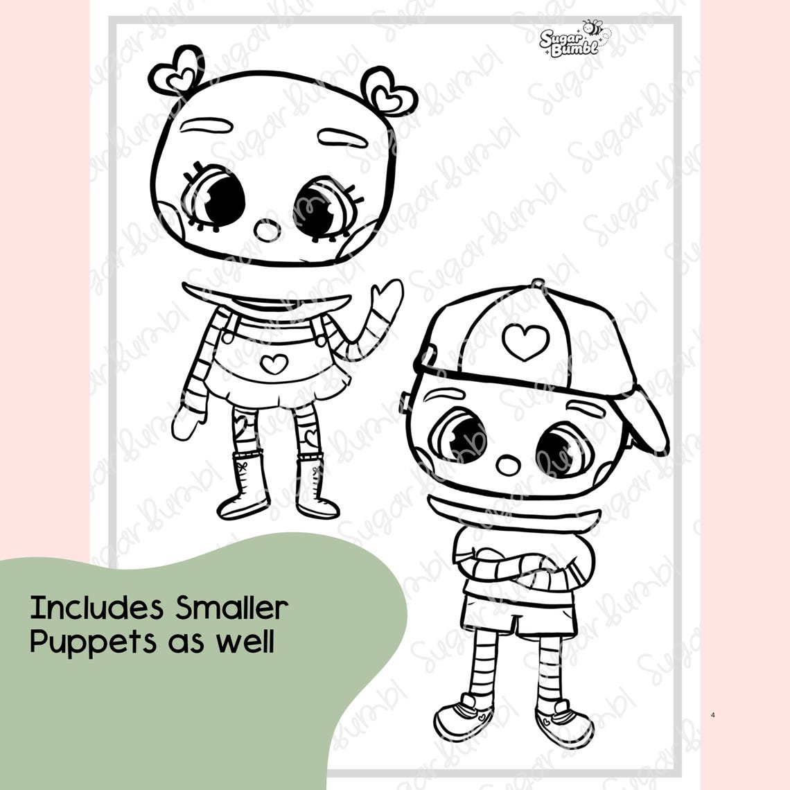 Valentine Robot Puppets Printable Craft | Kids Valentine Activity ...