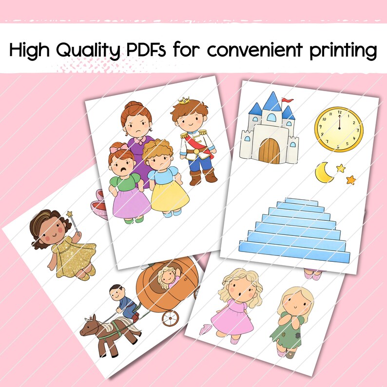 Cinderella Story Set | Fairy Tale Sequencing Activity | Printable ...