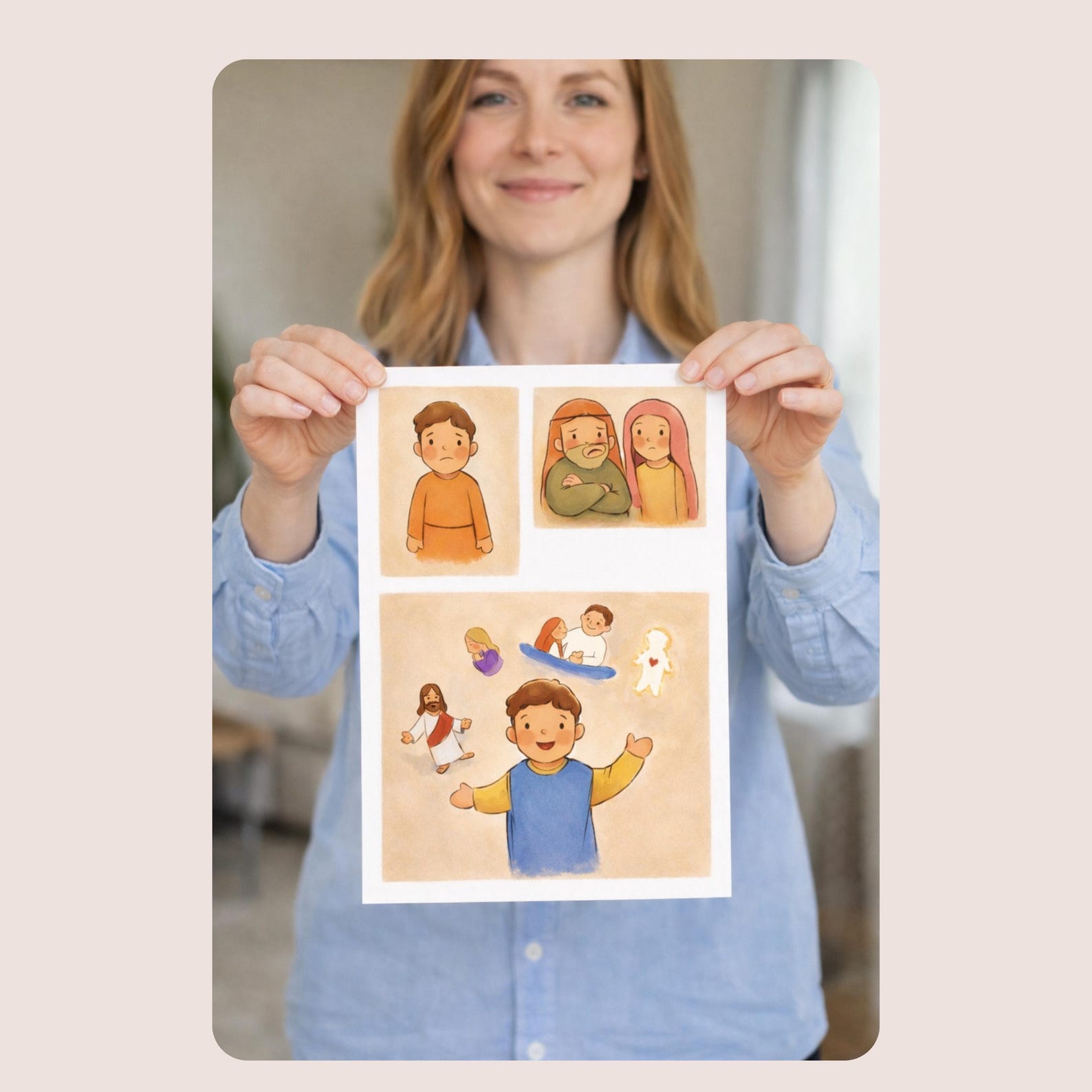 Enoch Story Visuals for Kids | Bible Primary Come Follow Me Printables ...