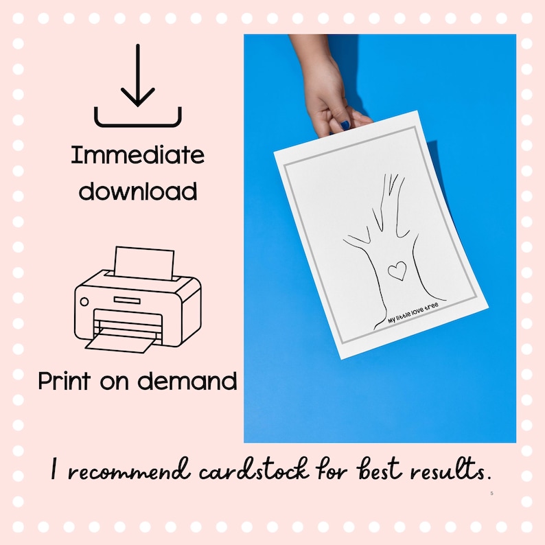 Valentine Tree Fingerprint Craft | Valentine’s Day Art for Kids ...