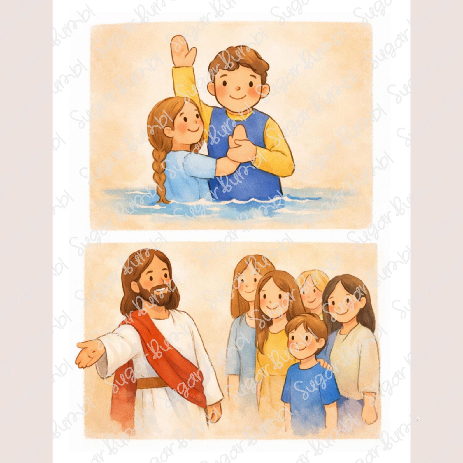 Enoch Story Visuals for Kids | Bible Primary Come Follow Me Printables ...