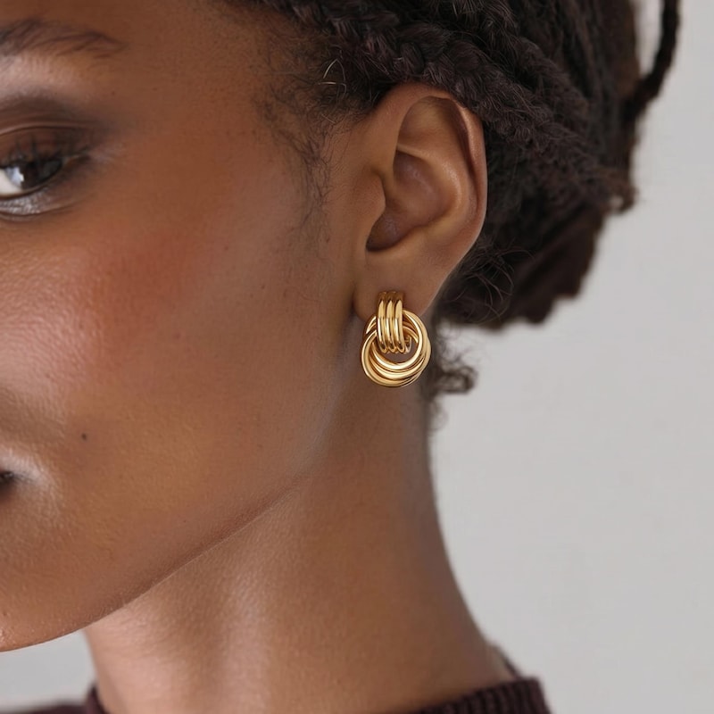 Sculptural Drop Earrings - Etsy