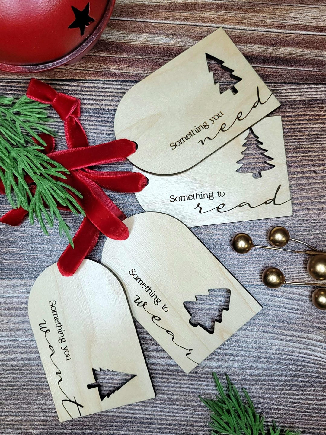 Reusable Gift Tags for the Holidays, Holiday Gift Tags, Reusable ...