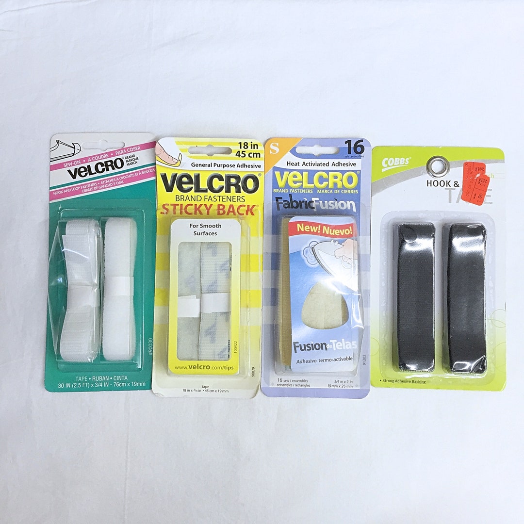 Group of 4 Unopened Velcro Hook & Loop Tape NOS - Etsy