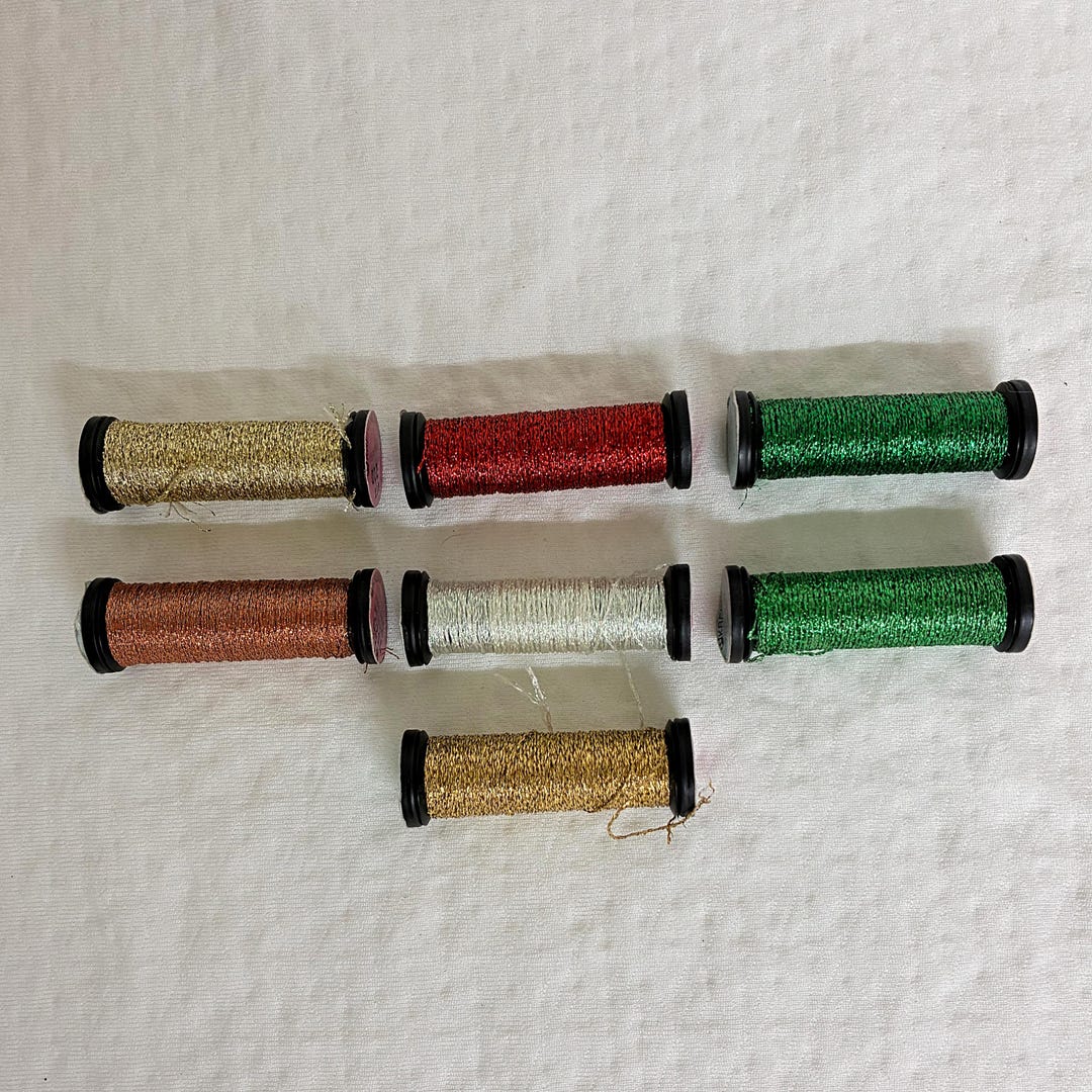 Kreinik Metallics #4 Very Fine Braid: Craft Thread (color 002 - 3237 ...