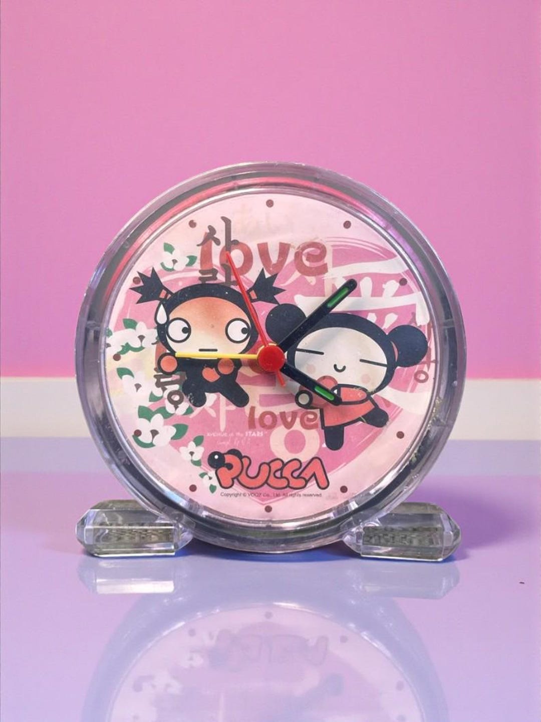 Vintage Pucca Alarm Clock , Y2K Korean Cartoon Decor - Etsy