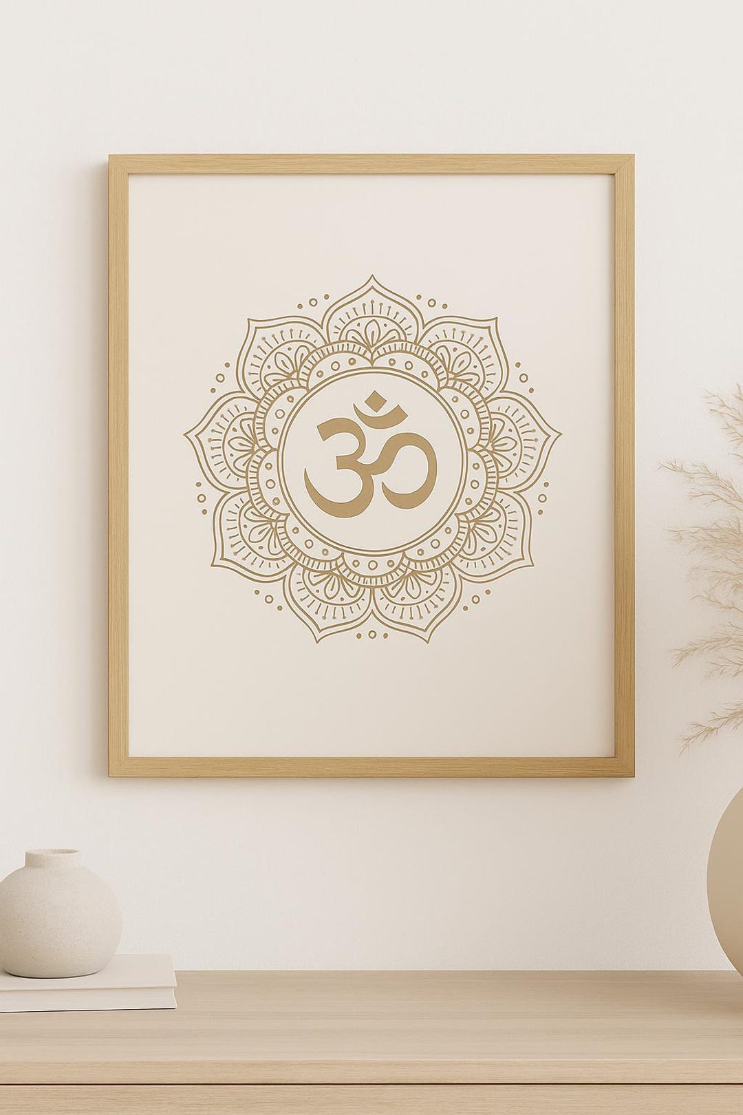 Om Symbol Mandala Printable • Yoga Meditation Wall Art - Etsy