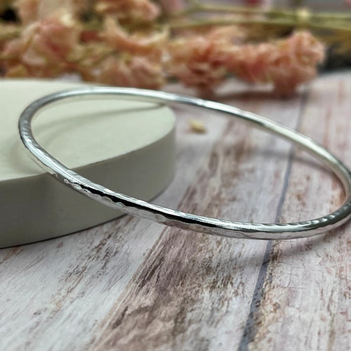 Textured Bangle - Etsy