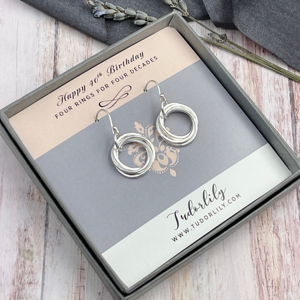 40th Birthday Rings - Etsy