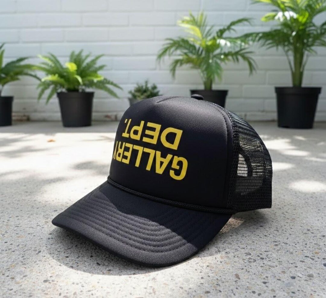 Upside Down Gallery Dept. Trucker Hat | Streetwear Snapback | Retro ...
