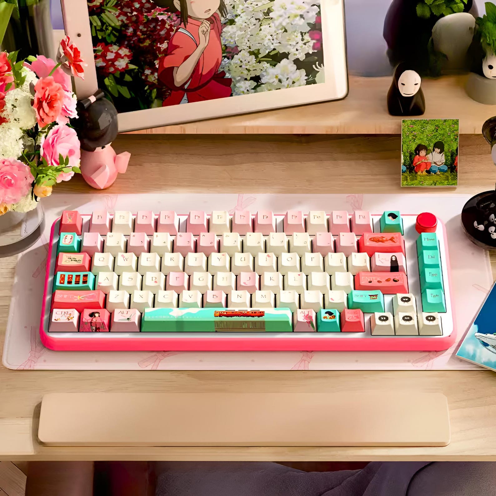 Ghibli Anime Keycaps Set 158 – Japanese Artisan PBT Custom Handmade for ...