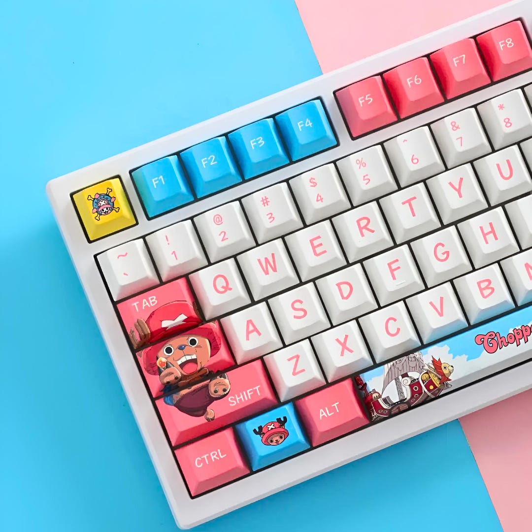 One Piece Anime Keycaps Set – Tony Tony Chopper Keycaps – Japanese ...