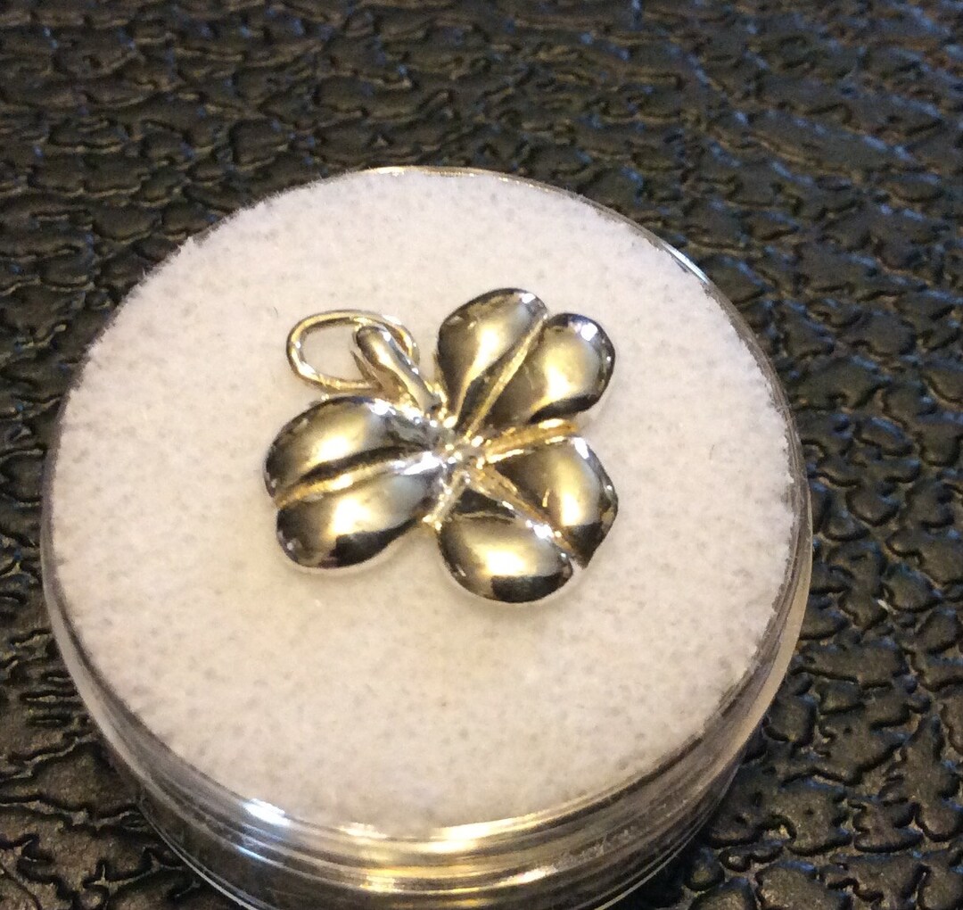 Sterling Silver, Charm, Pendant, Shamrock, Bale, Jump Ring - Etsy Denmark