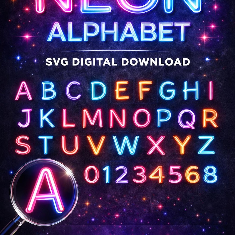 Neon Letters - Etsy UK