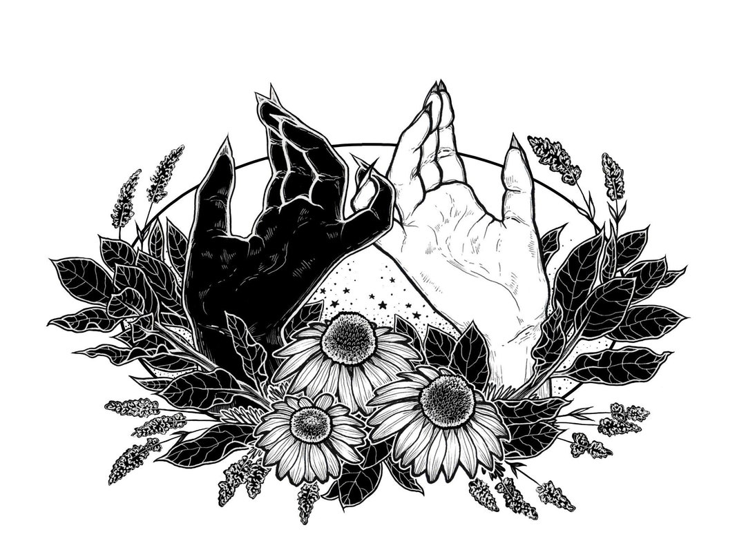 Print of Original Drawing one Coven - Etsy