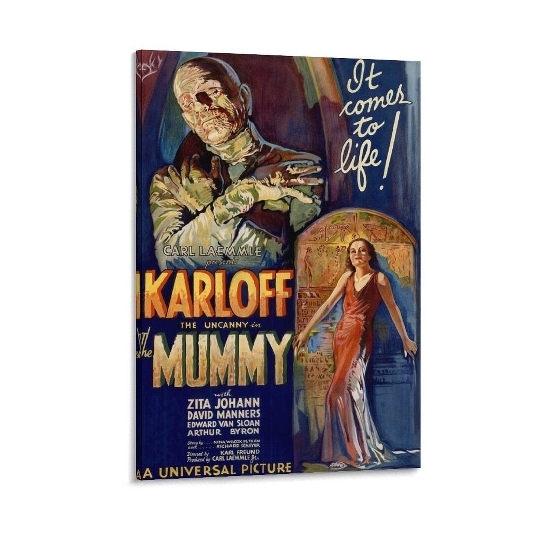 Classic Halloween Horror Movie Poster Decorative Painting Canvas Wall ...