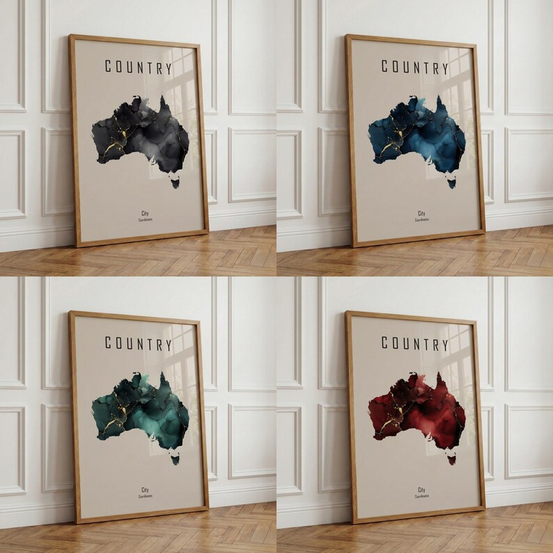 Ethiopia Map Poster, Addis Ababa Art With Coordinates, Minimalist ...
