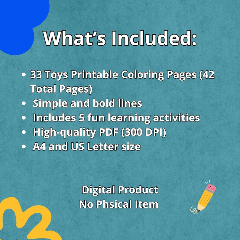 Toys Coloring Pages for Kids | Printable Toy Coloring Book | Toddler ...