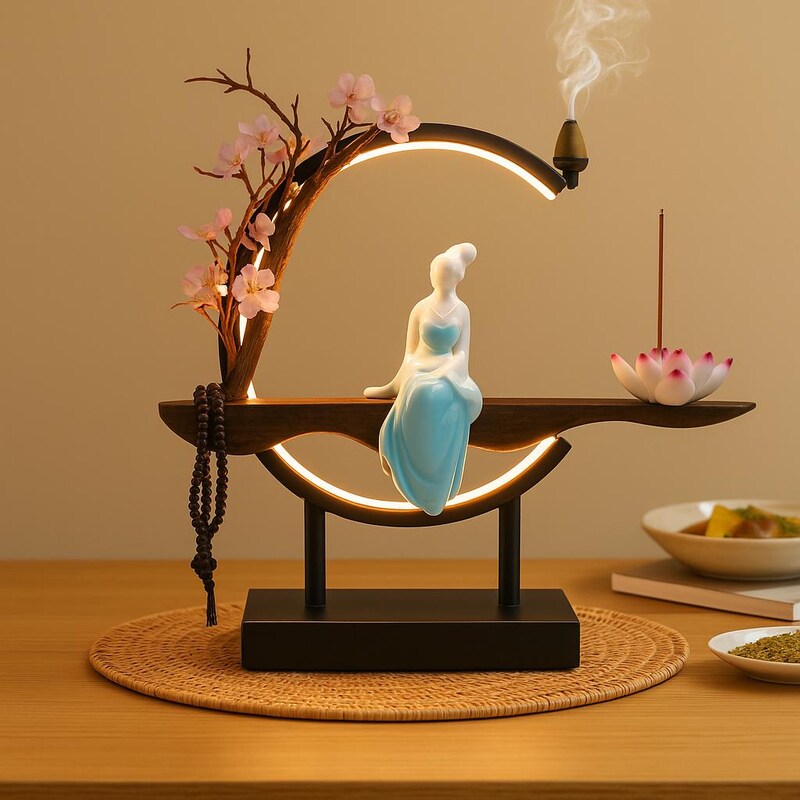 Led Light Incense Burner - Etsy
