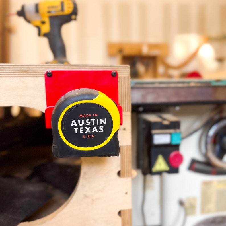 Wall Mount Tape Measure Holder - Shop Organization, Tool Storage ...