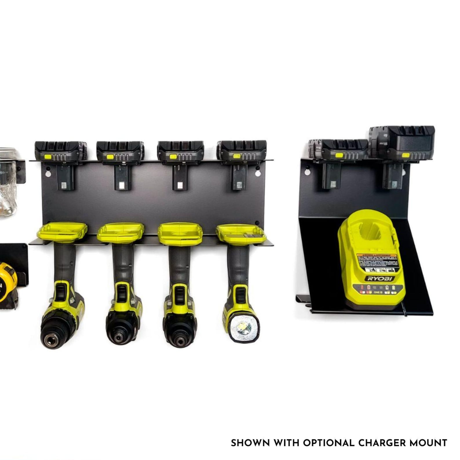 Ryobi One+ 18V Drill and Battery Shelf 4 or 6 Slots - Cordless Drill ...