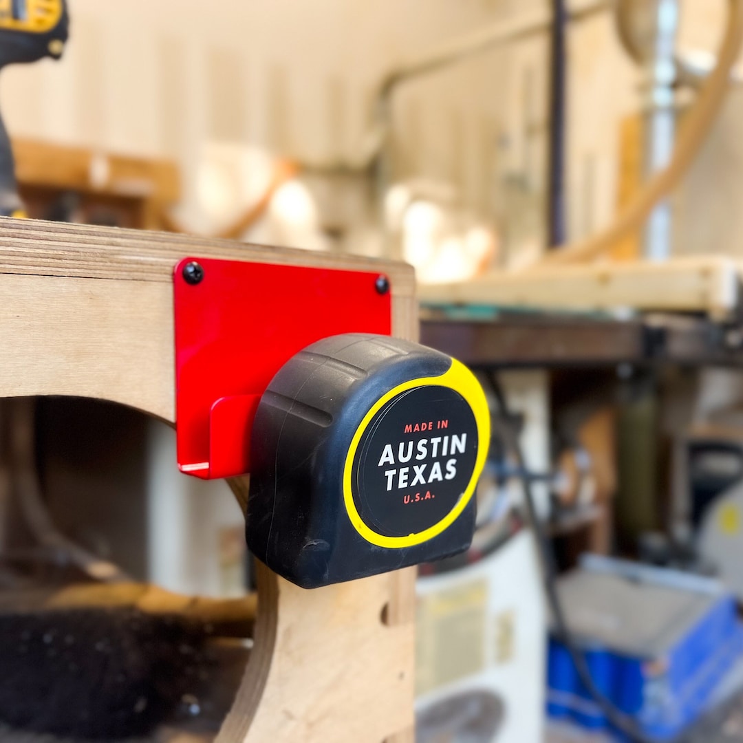 Wall Mount Tape Measure Holder Shop Organization, Tool Storage, Garage ...