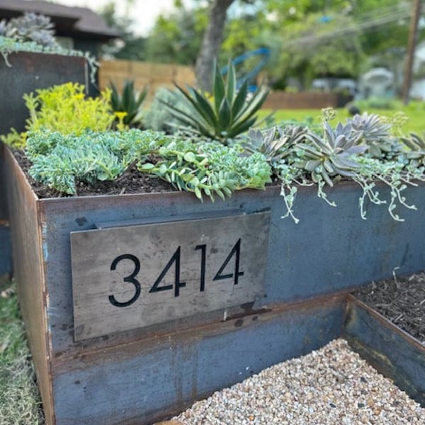 Modern Farmhouse House Numbers - Etsy