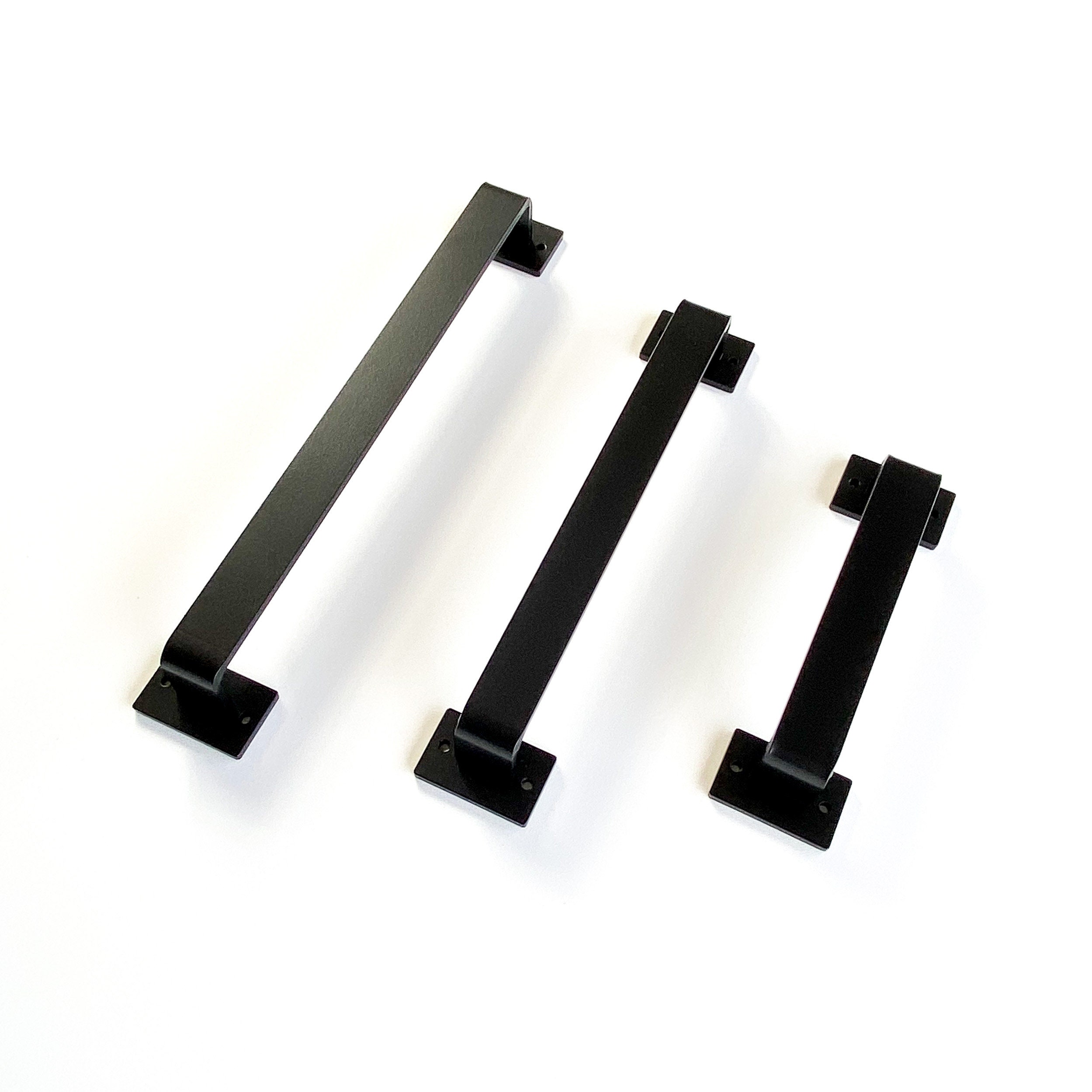 Industrial Metal Barn Pull Handle Modern Steel Pull Rustic - Etsy