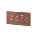 Pemberton Modern House Numbers - Custom Number Sign, Metal House ...