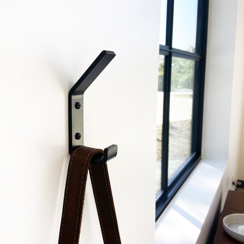 Double Brass Wall Hooks - Etsy