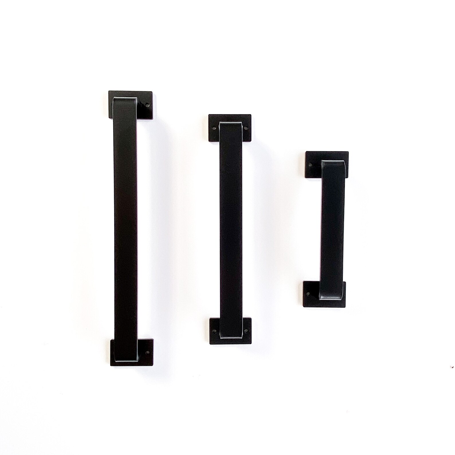 Industrial Metal Barn Pull Handle Modern Steel Pull Rustic - Etsy