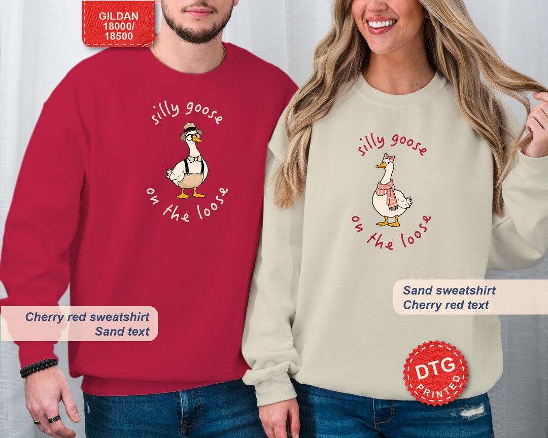 Silly Goose Couple Shirts, Mr & Mrs Funny Wedding Tee, Newlyweds ...