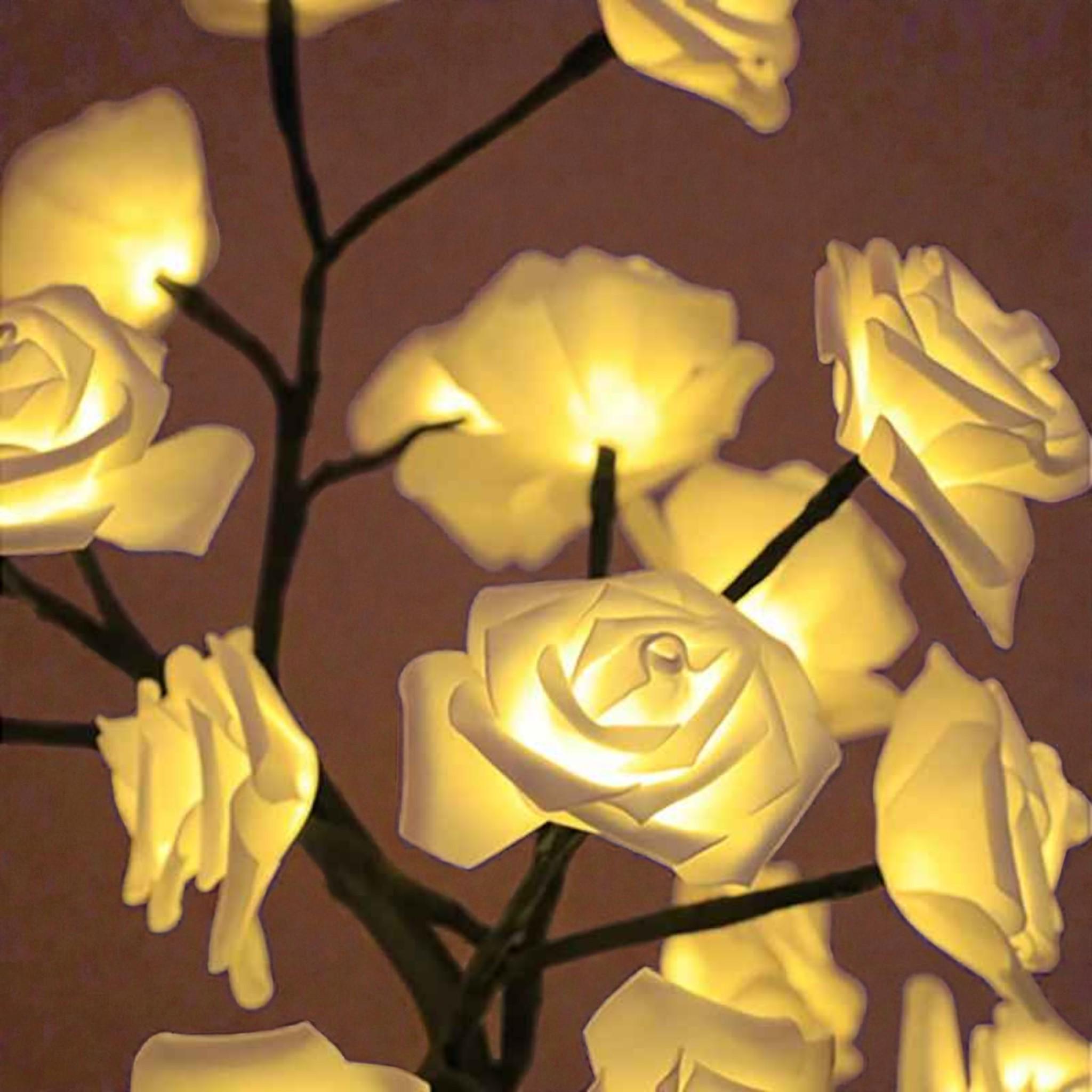 Rose Tree LED Table Lamp • USB Powered Night Light - Etsy