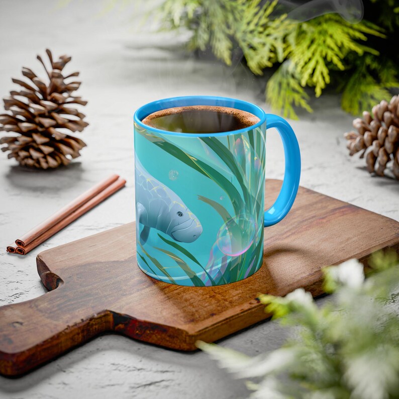 Manatee | Manatee Mug, Frutiger Aero Style, Ocean Inspired Style ...