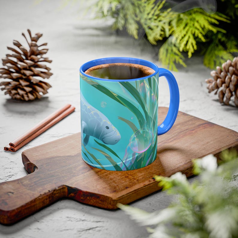 Manatee | Manatee Mug, Frutiger Aero Style, Ocean Inspired Style ...
