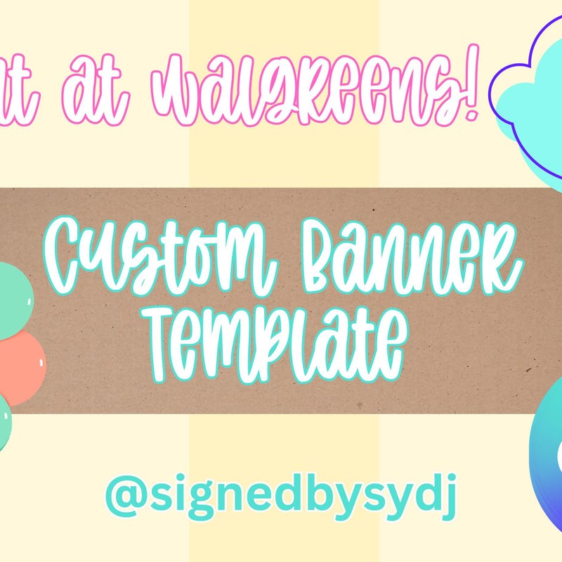 Walgreens Banners and Signs - Etsy