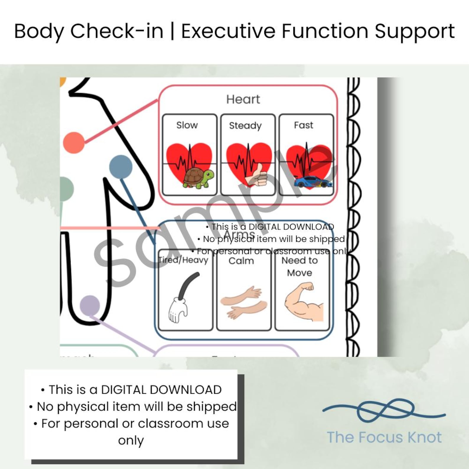 Body Check-in Visual | Interoception & Self-regulation Tool | Executive ...