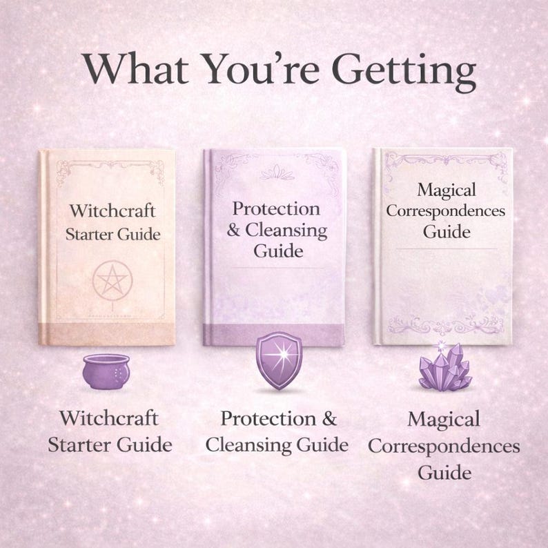 Beginner Witch Bundle Digital Guide Witchcraft Starter Kit ...