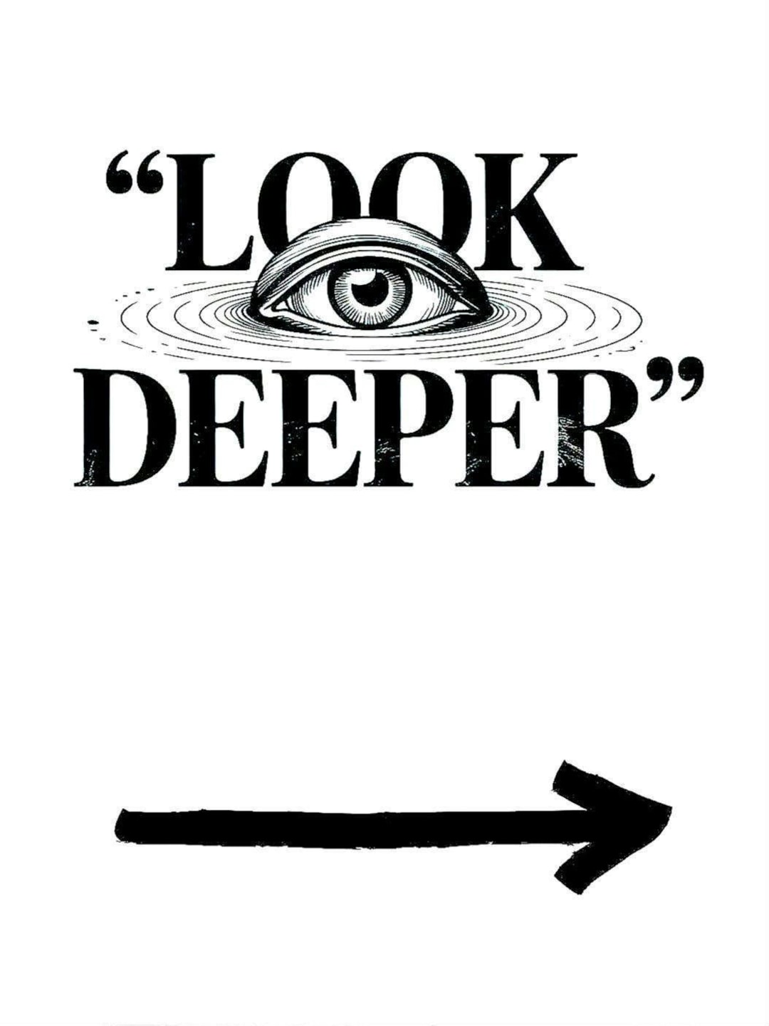 Look Deeper Eye Illustration Journal | the Details Tell the Truth Ruled ...